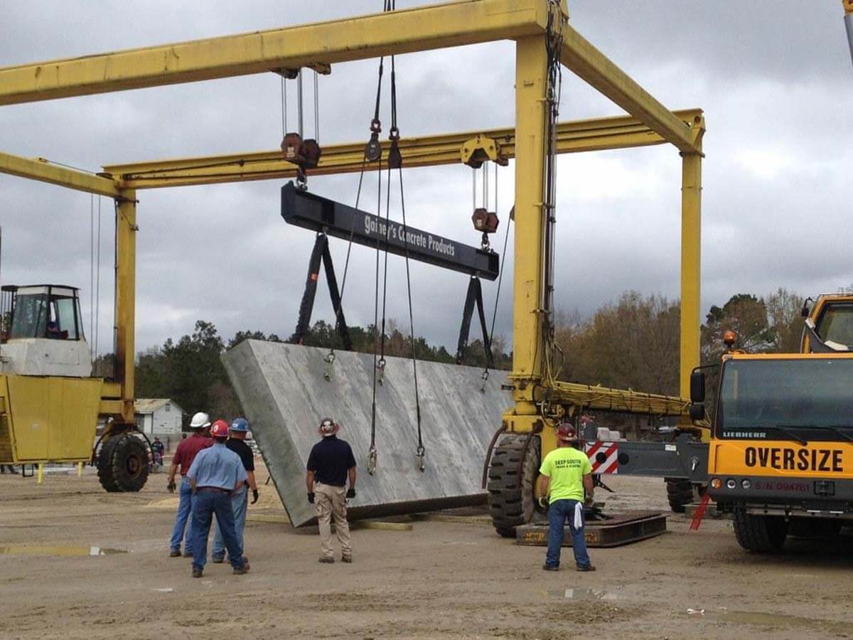 Olin Rail Loading Precast Drainage Trench Containment | Delta Precast