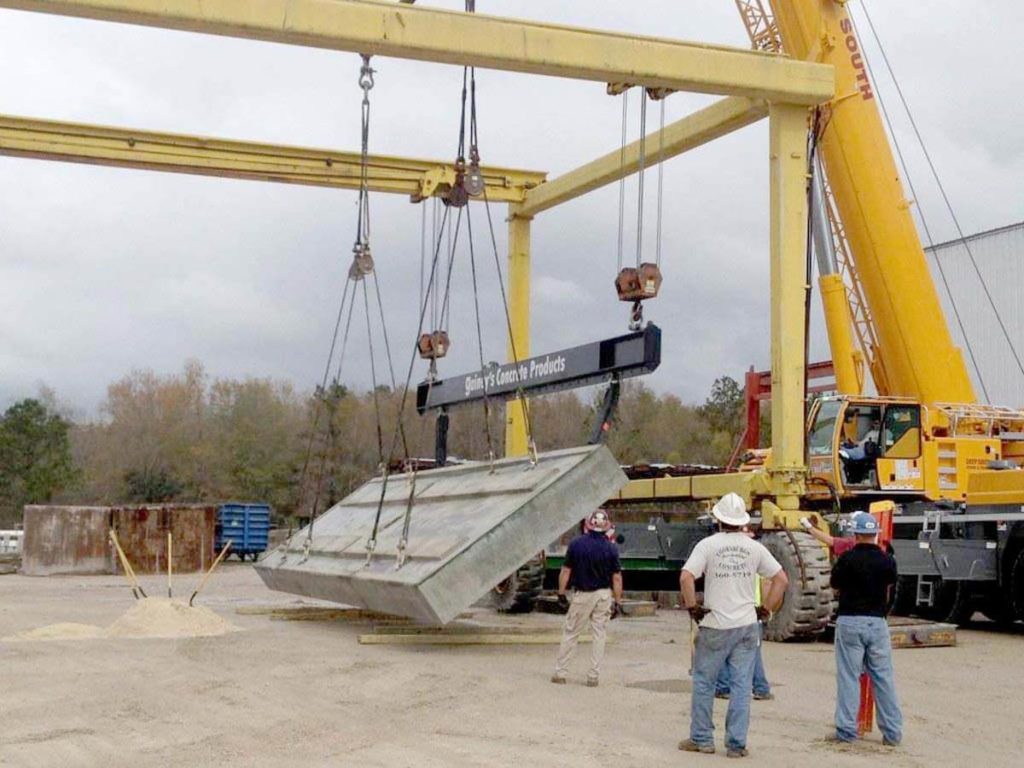 Olin Rail Loading Precast Drainage Trench Containment | Delta Precast